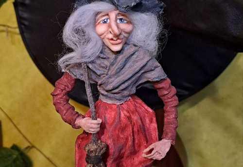 Ведьма- кукла с подвесом