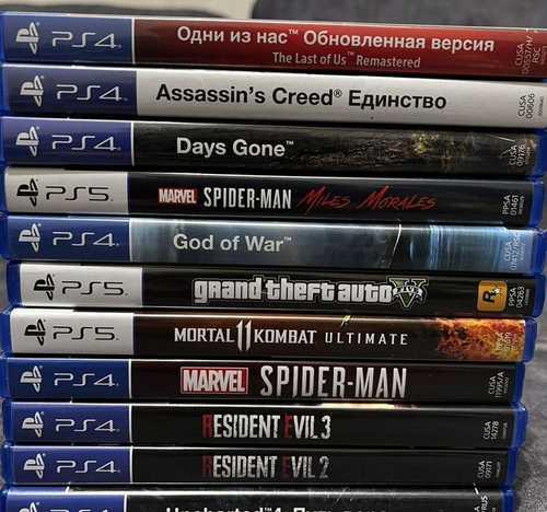 Диски ps4, ps5