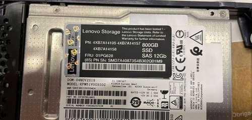 Жесткий диск Lenovo SSD 800Gb SAS (4XB7A14105)