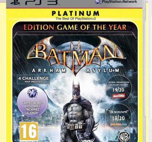 Batman: Arkham Asylum. Game of the Year Edition PS