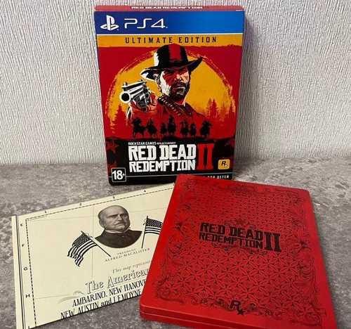 Физический Диск Red Dead Redemption 2 Ultimate edi