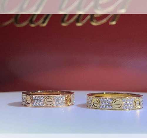 Обручальное кольцо Cartier Love Ring 0,22ct
