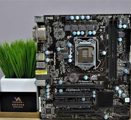 Мат плата ASRock B75M-GL