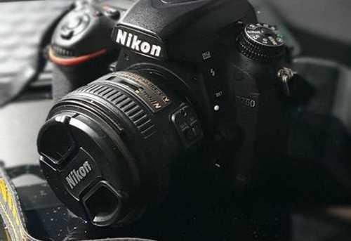 Зеркальный фотоаппарат nikon d750+объектив