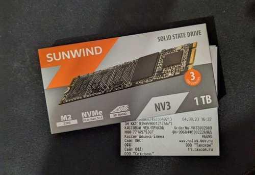 SSD SunWind M.2 (новый) 1 тб
