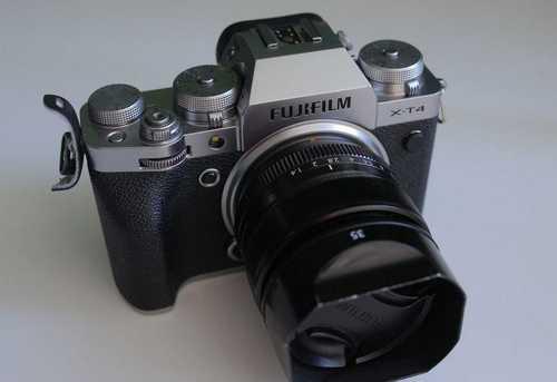 Фотоаппарат fujifilm xt4 + объектив 35mm f1.4