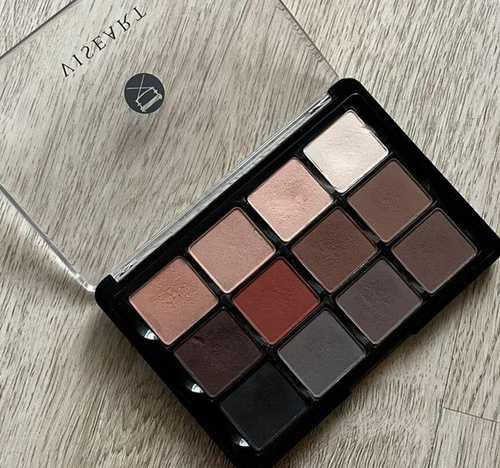 Viseart neutral mattes 01, палетка матовых теней