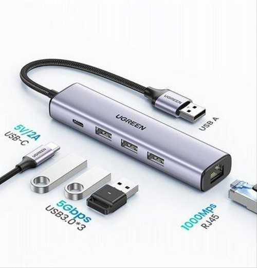 USB 3.0 Gigabit Ethernet Adapter Lan 1000 Мбит / с