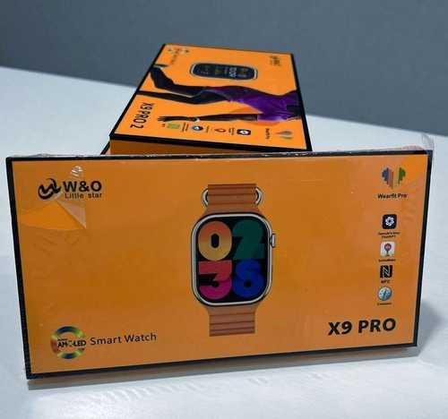 SMART watch x9 pro розовые