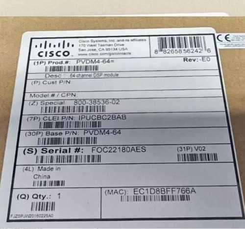 Модуль Cisco pvdm4-64