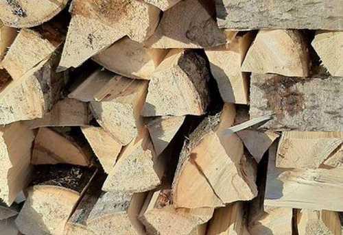 Сухие осиновые дрова в мешках
