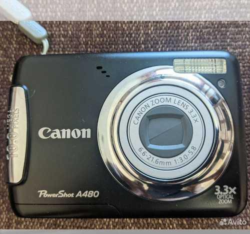 Фотоаппарат Canon a480 с сумкой переноской