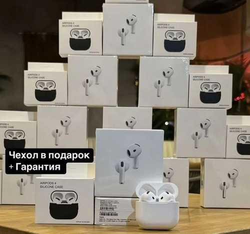 AirPods 4 с шумоподавлением "original" (новые)