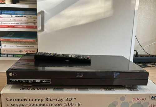 Blu-ray HDD-плеер LG BD690 500гб