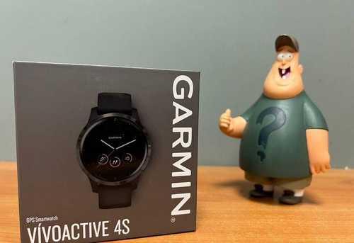 Garmin Vivoactive 4S черные с серым безелем (новые