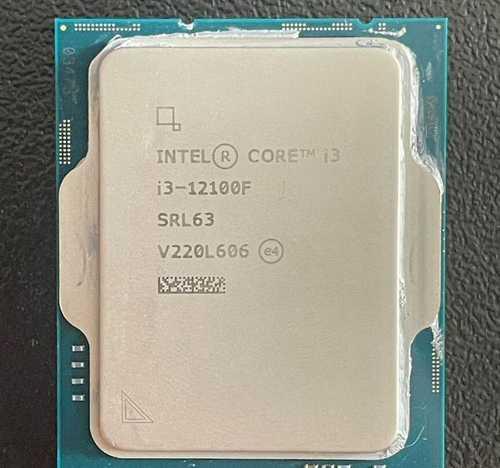 Процессор intel core i3 12100f