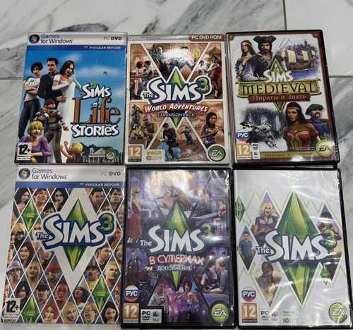 Sims 3 игра лицензионная комплект