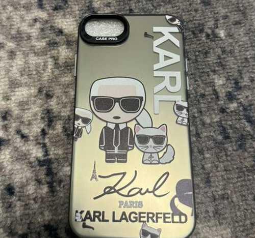 Оригинальный чехол Karl Lagerfeld. На айфон 7,8,SE