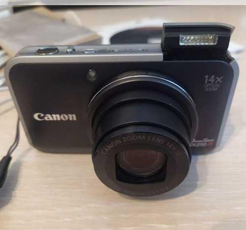 Компактный фотоаппарат Canon PowerShot SX210 IS