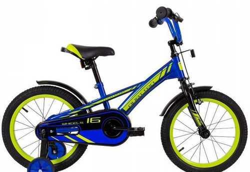 Велосипед TechTeam детский Quattro синий (сталь)