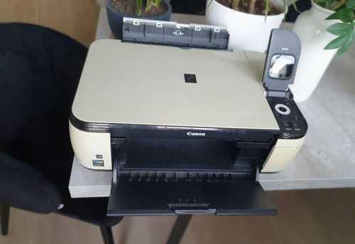 Принтер сканер копир цветной струйный Canon mp 490