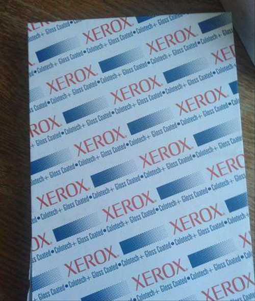 A3 Бумага xerox colotech gloss coated 210Г