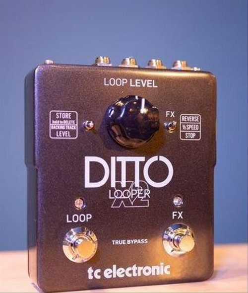 TC Electronic ditto X2 looper - Гитарный лупер