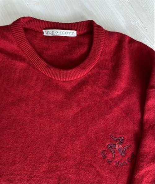 Винтажный пуловер lyle scott