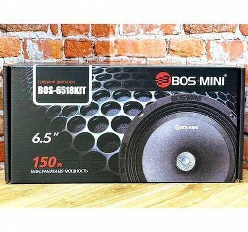 Автомобильные колонки BOS-mini Bos-6518KIT 150W