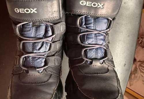 Зимние трекинговые ботинки для мальчика geox