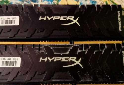 Оперативная память HyperX Predator ddr3 4x2 gb