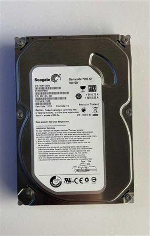 Сколько стоит жесткий диск seagate barracuda 500 gb