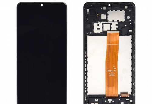 Дисплей Samsung SM-A022G/DS черный+рамка Orig