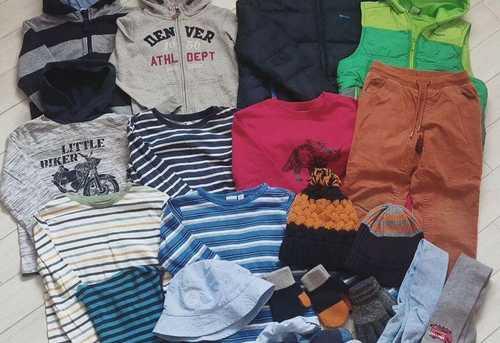 Пакет одежды на мальчика 116-128