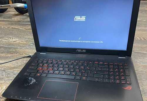 15.6" ASUS GL552V, 1000 ГБ, Core i5-6300HQ, RAM 4 ГБ, GeForce GTX 950M 2 ГБ