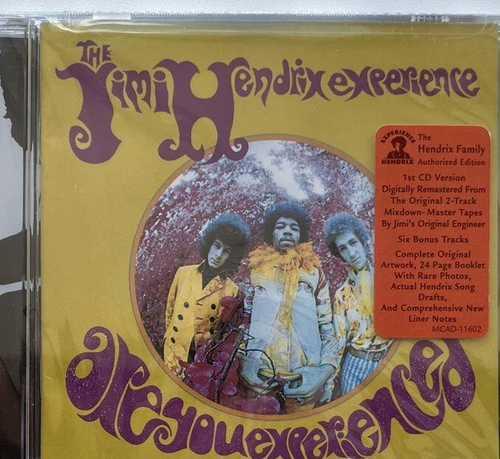 CD компакт-диски фирменные Jimi Hendrix