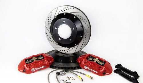 Тюнинг тормозов Bentley Flying Spur Brembo GT4 зад