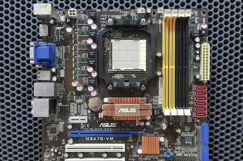 Мат плата AM2+ asus M3A78-VM (AMD 780G)(DDR2)