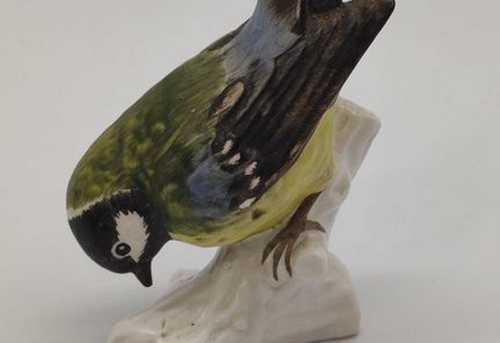 Синица фарфоровая статуэтка фигура фарфор птица G