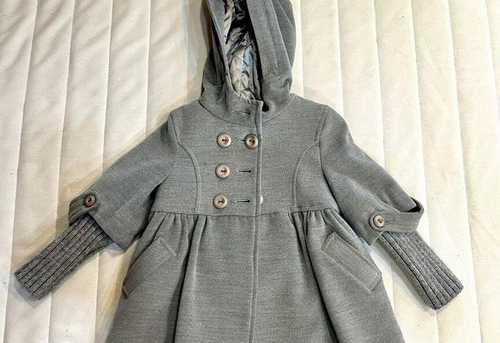 Пальто демисезонное для девочки 5 лет 110 размер