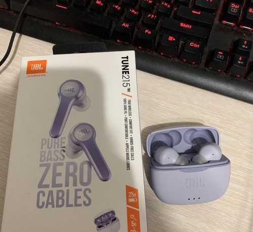 Беспроводные наушники jbl tune 215 tws