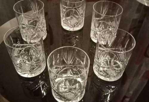 Хрустальные стаканы СССР 1980год