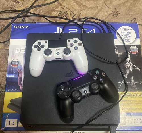 Sony playstation 4 slim с играми