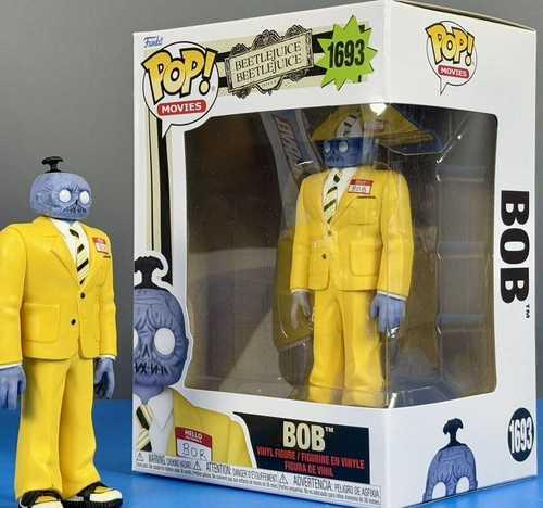 Funko Pop 1693 Bob with Name Tag (Beetlejuice 2)