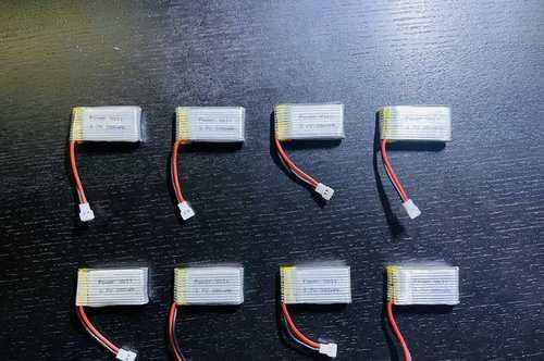 Набор LiPo Аккумуляторов (8шт.) 380 mAh / 3.7v