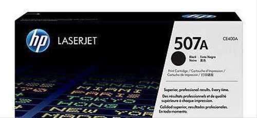 Картридж HP 507A Black LaserJet Toner Cartridge