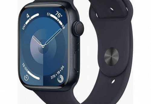 Apple Watch S9 GPS 45mm Midnight Sport Band S/M