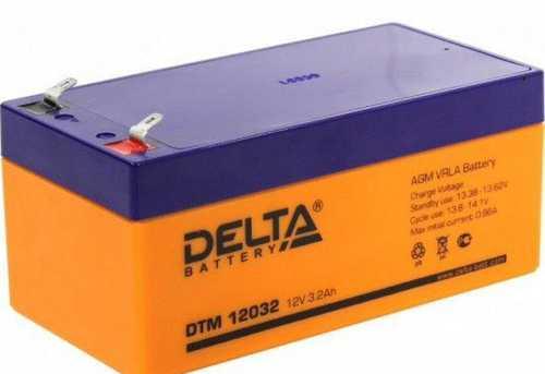 Акб (12V/3,2Ah) delta DTM 12032
