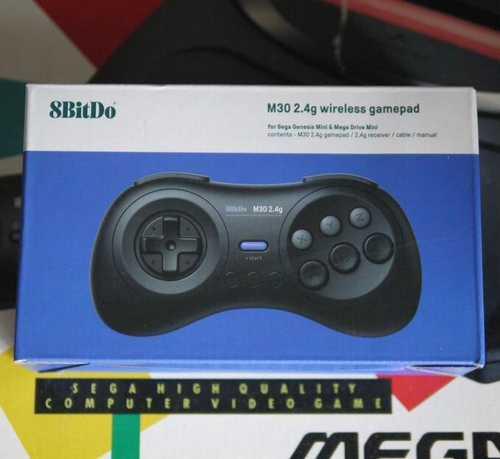 Sega джойстик 8BitDo M30 2.4g wireless gamepad