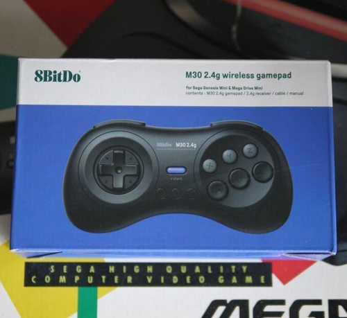 Sega джойстик 8BitDo M30 2.4g wireless gamepad